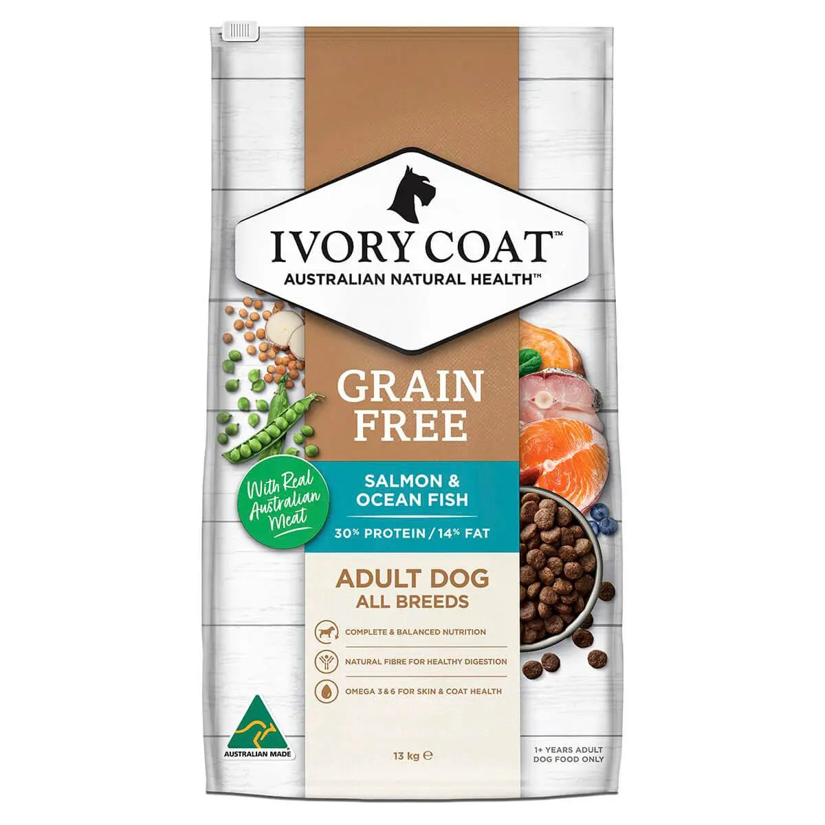 Ivory Coat Grain Free Adult Salmon & Ocean Fish – Petstock Country ...