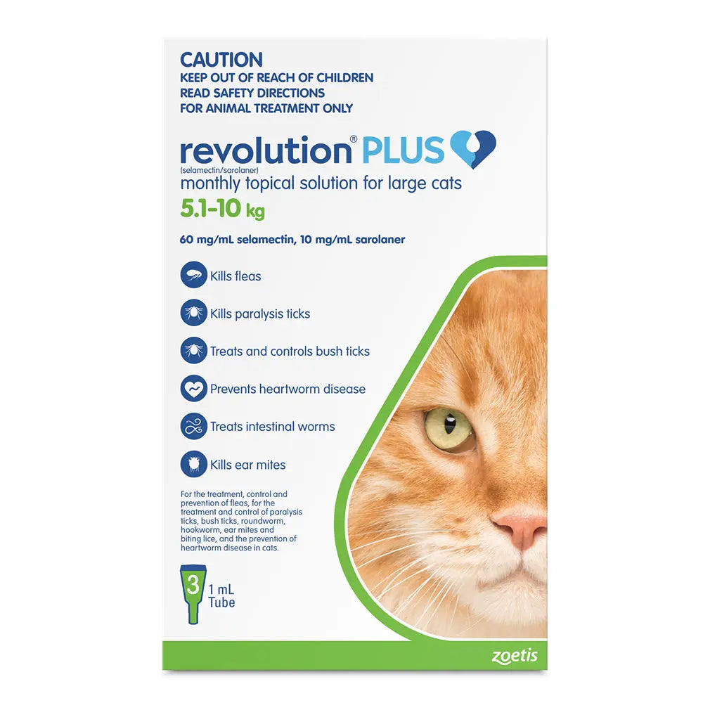 Revolution Plus Flea & Tick Treatment Cat – Petstock Country Brindabella