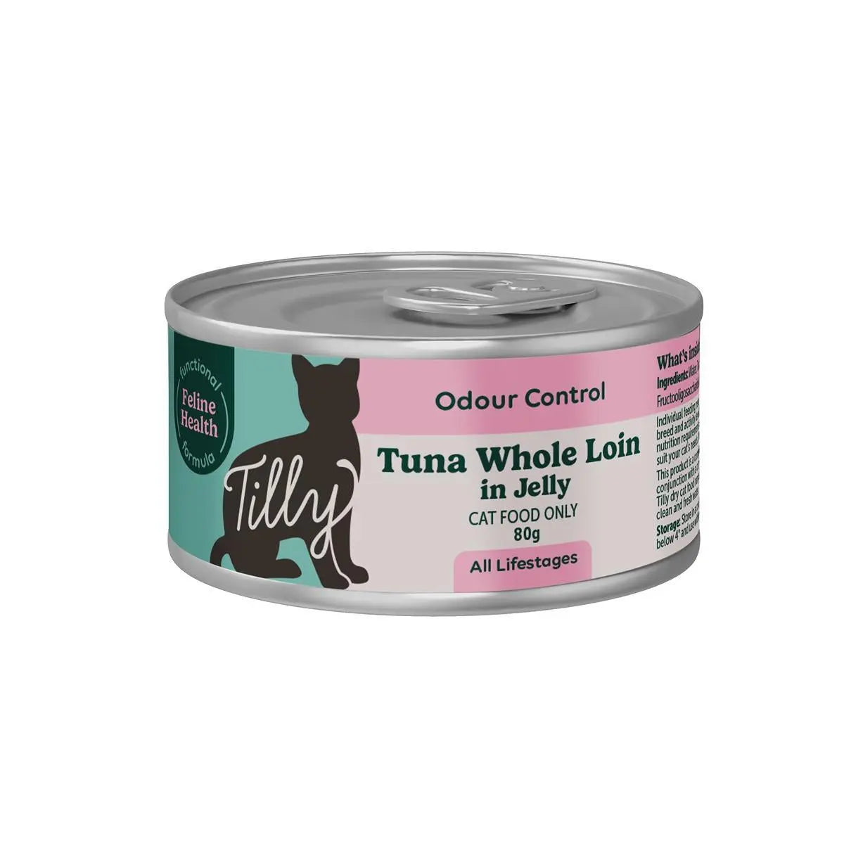 Tilly Functional Formula Odour Control Tuna in Jelly Wet Cat Food 80g ...