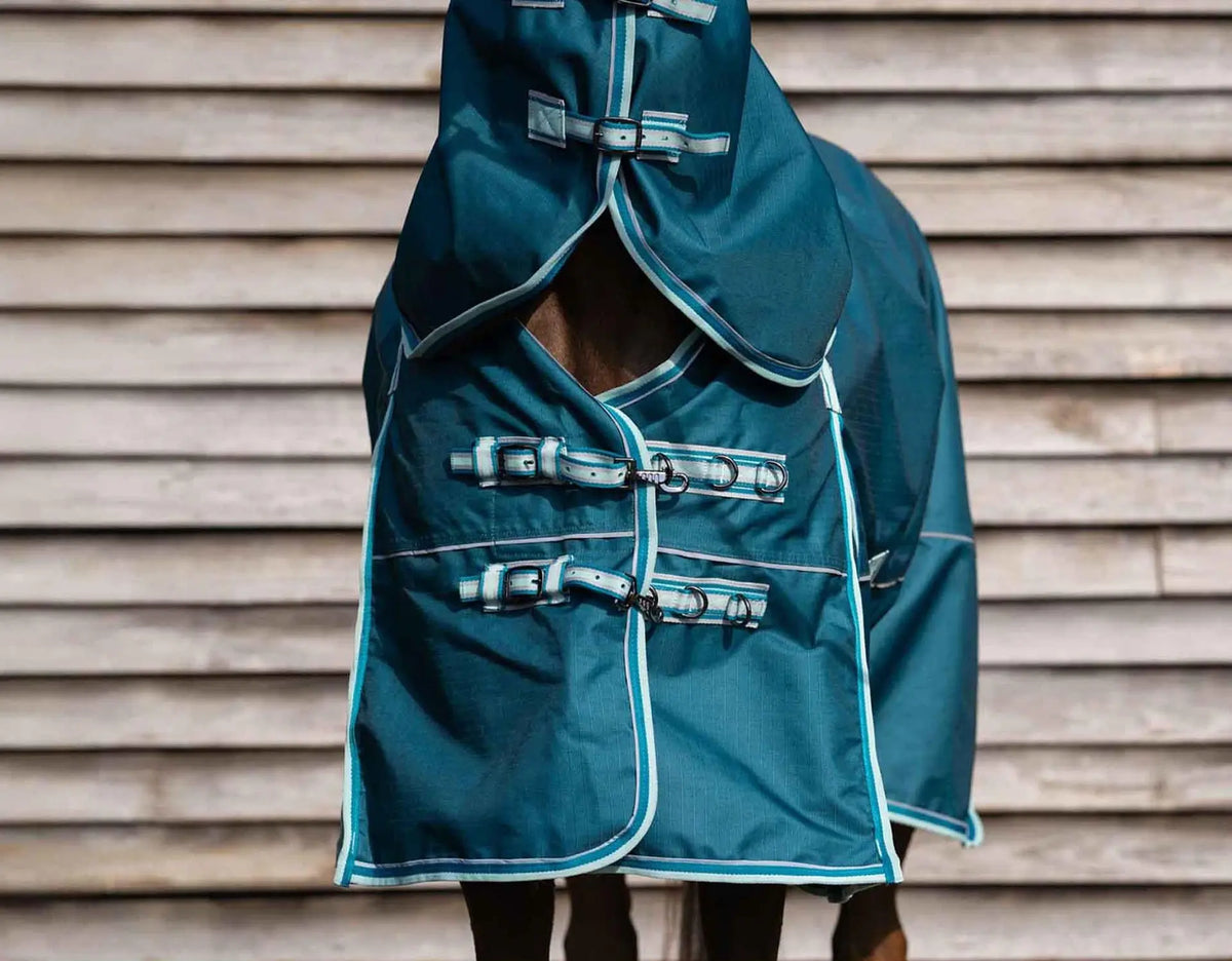 Caribu Eclipse Detach-a-Neck Horse Rainsheet Green – Petstock Country ...