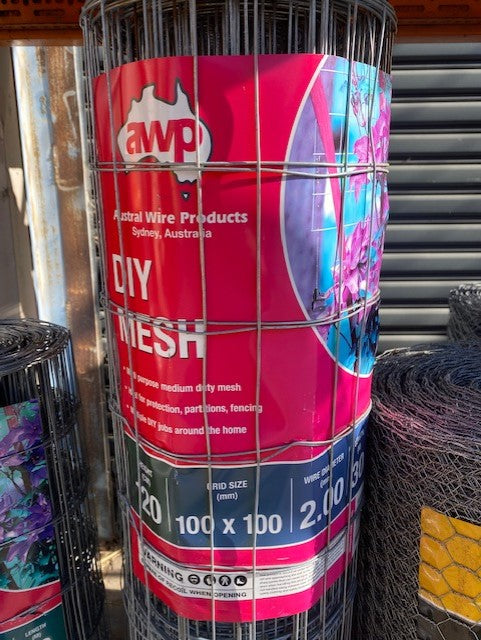 AWP DIY Mesh 120x100x100x30m – Petstock Country Brindabella